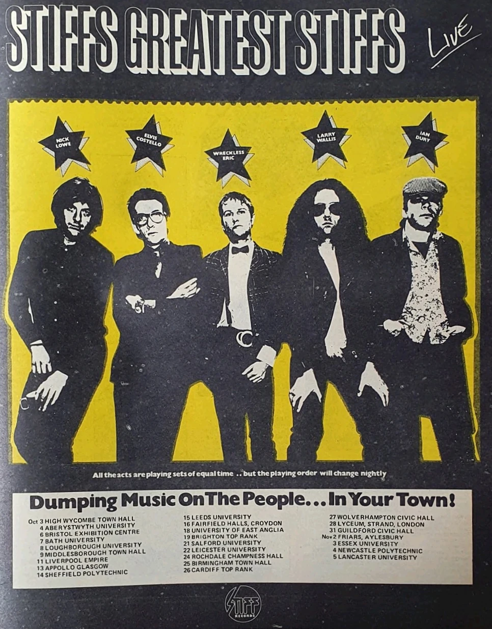 Live Stiffs | Concerts Wiki | Fandom