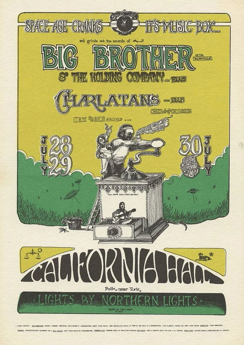 July 28-30, 1967 California Hall, San Francisco, CA | Concerts Wiki ...
