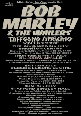 July 13, 1980 New Bingley Hall, Stafford, ENG | Concerts Wiki | Fandom
