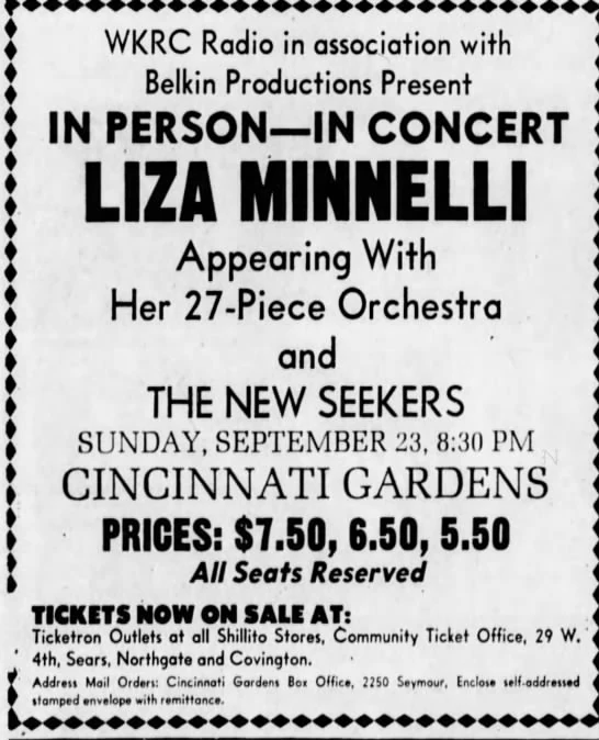 September 23, 1973 Cincinnati Gardens, Cincinnati, OH | Concerts Wiki ...