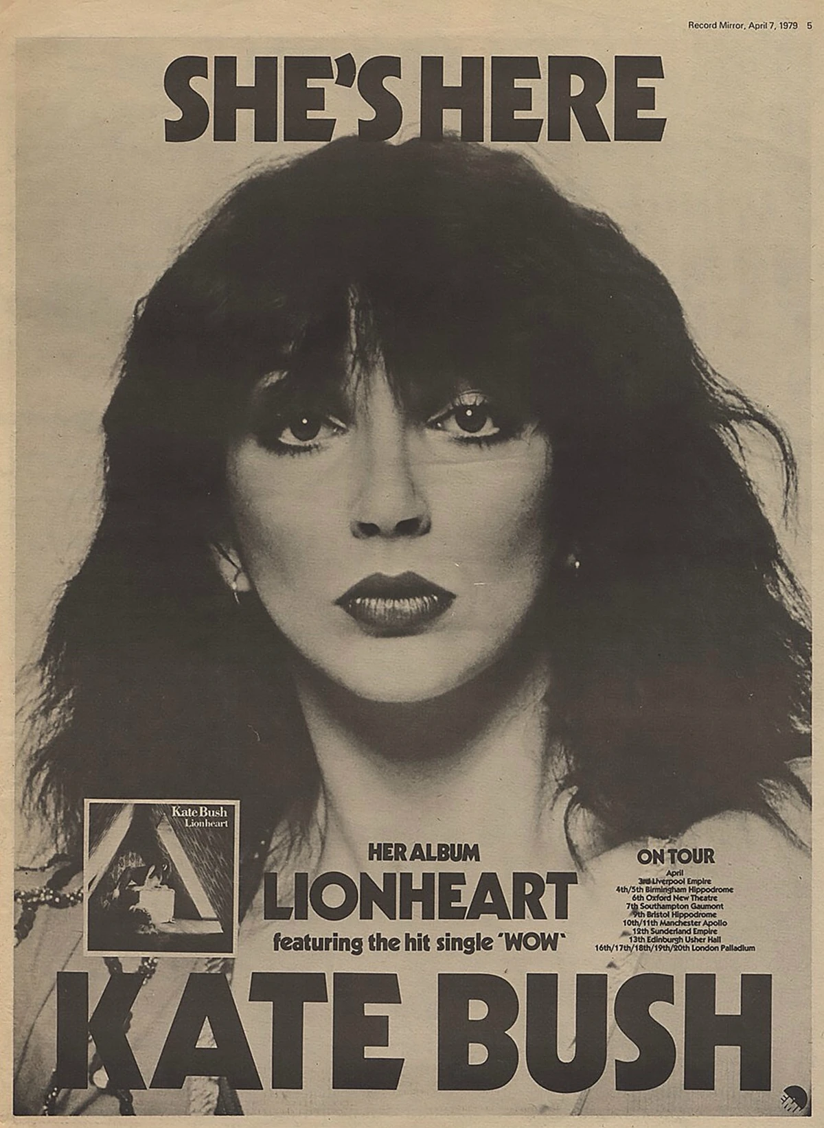 Kate Bush Tour Of Life 1979 | Concerts Wiki | Fandom