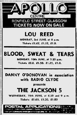 June 10, 1974 Apollo, Glasgow, SCOT | Concerts Wiki | Fandom