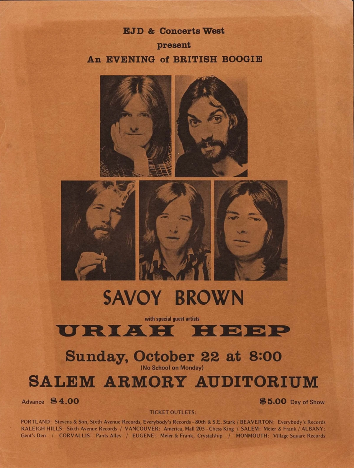 October 22, 1972 Armory Auditorium, Salem, OR | Concerts Wiki | Fandom