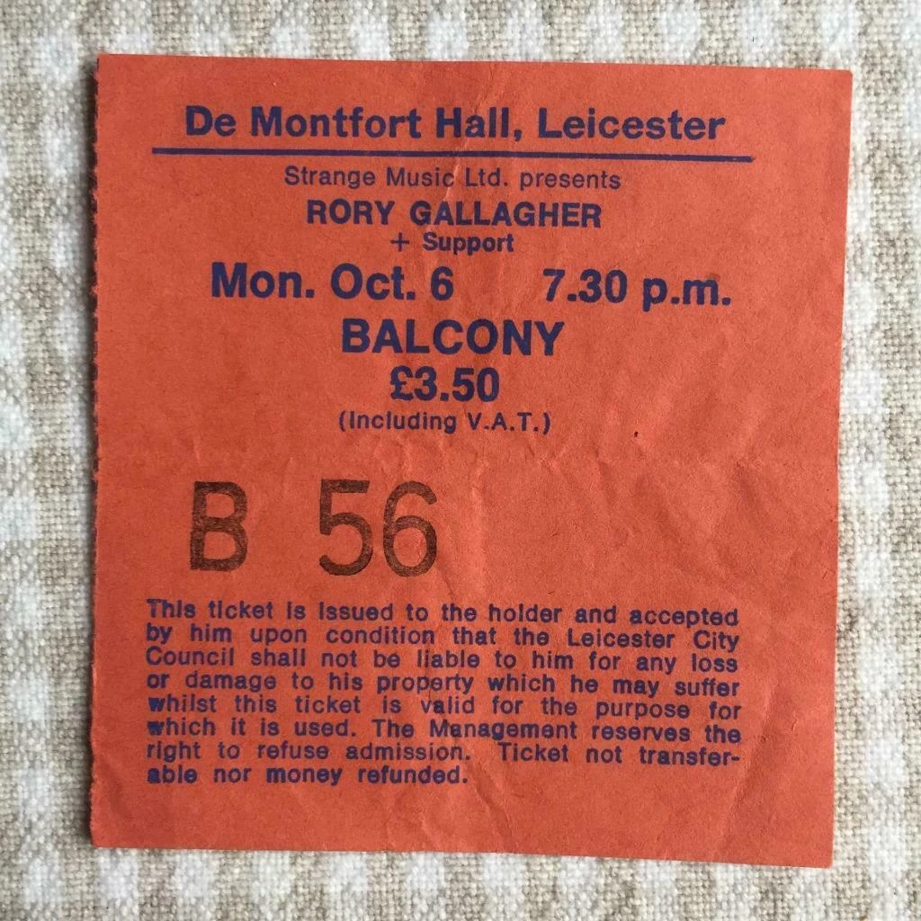 October 6, 1980 De Montford Hall, Leicester, ENG | Concerts Wiki | Fandom