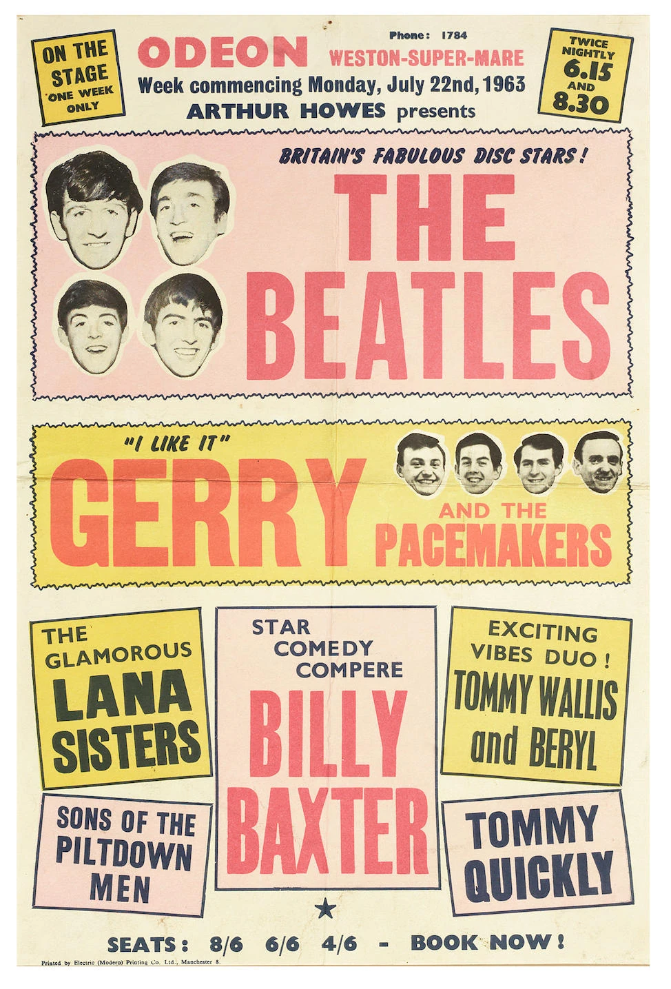July 22-27, 1963 Odeon, Weston-Super-Mare, ENG | Concerts Wiki | Fandom