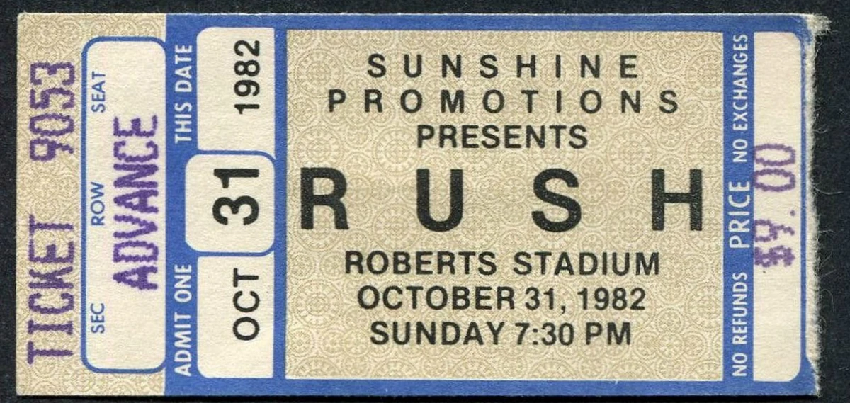 October 31, 1982 Roberts Municipal Stadium, Evansville, IL | Concerts ...