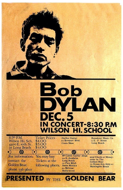 December 5, 1964 Wilson High School Auditorium, Long Beach, CA ...