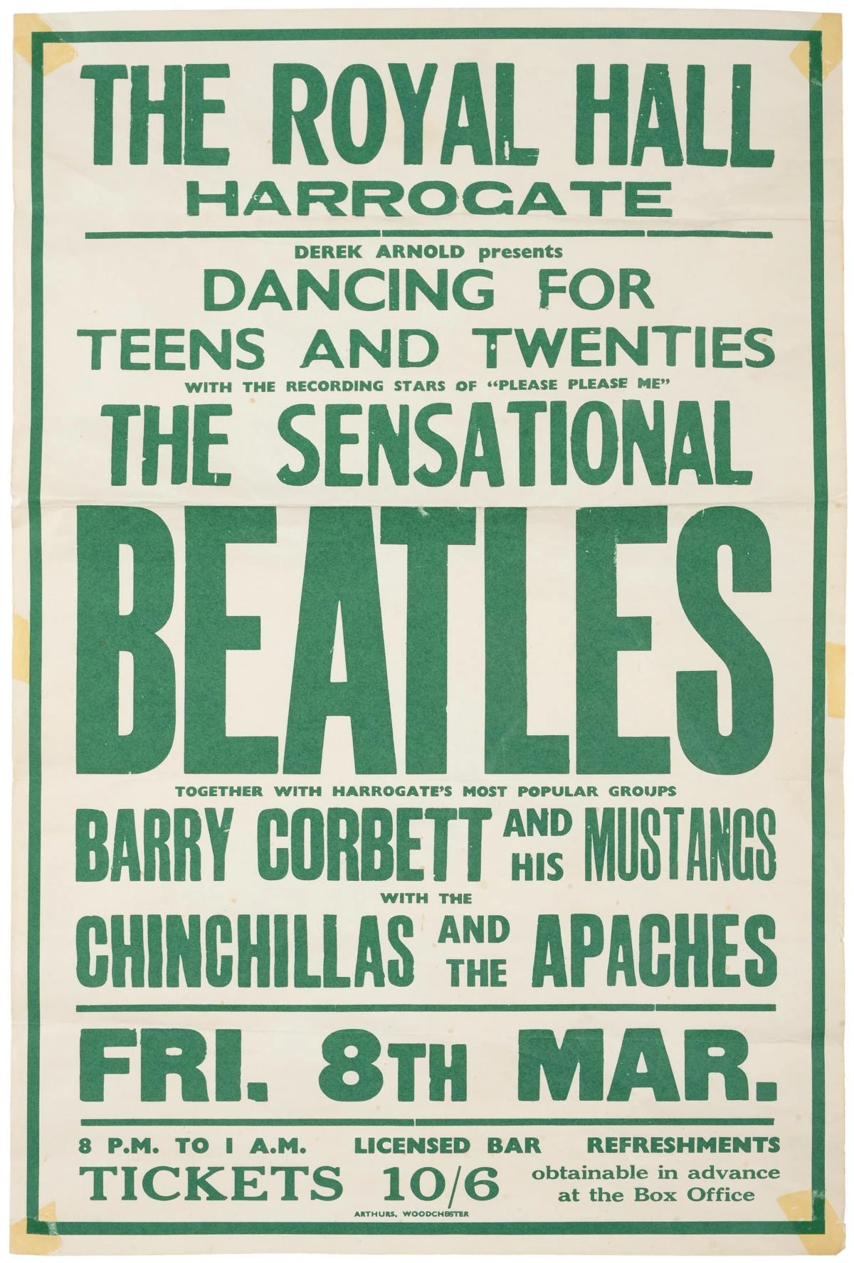 March 8, 1963 Royal Hall, Harrogate, ENG | Concerts Wiki | Fandom