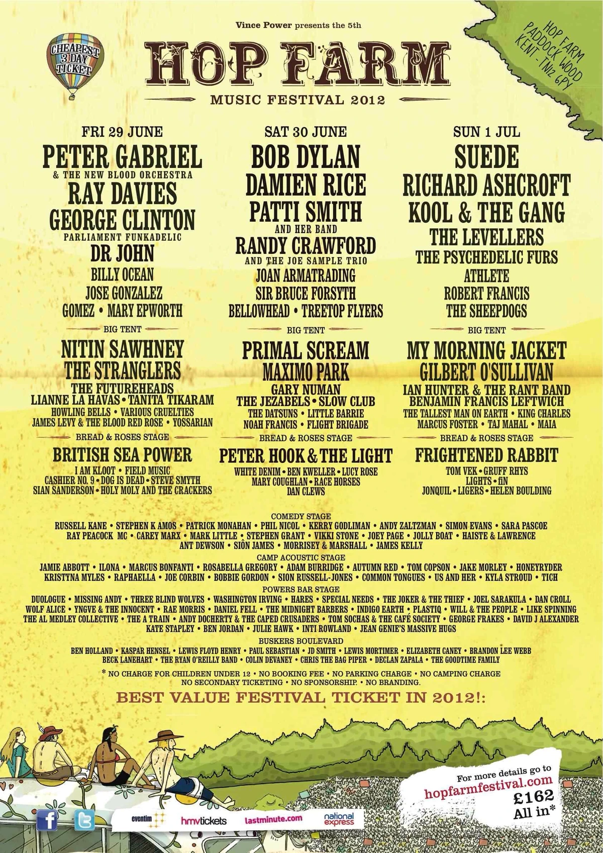 Hop Farm Music Festival 2012 | Concerts Wiki | Fandom