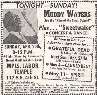April 20, 1969 Labor Temple, Minneapolis, MN | Concerts Wiki | Fandom