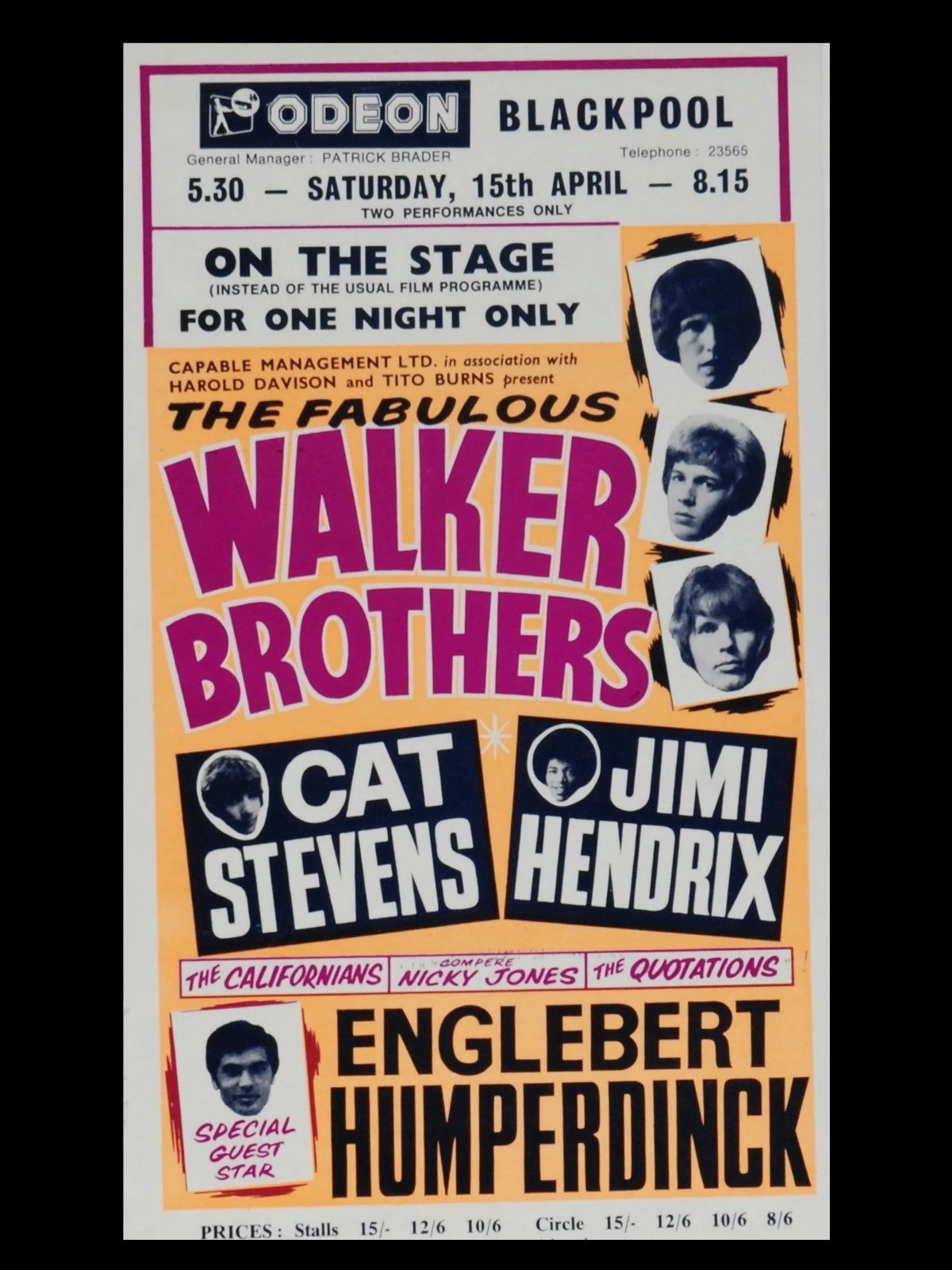 April 15, 1967 Odeon, Blackpool, ENG | Concerts Wiki | Fandom