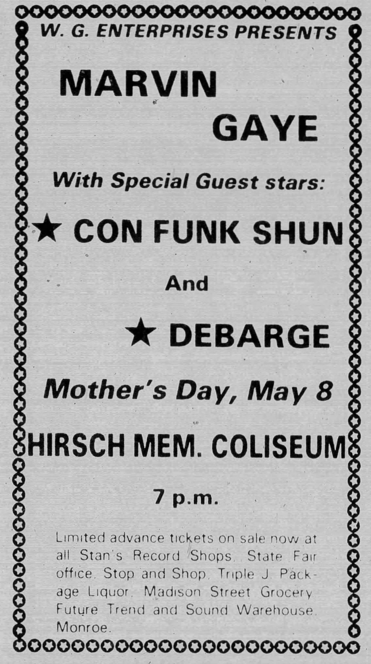May 8, 1983 Hirsch Memorial Coliseum, Shreveport, LA | Concerts Wiki ...
