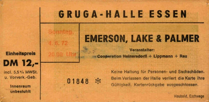 June 4, 1972 Gruga Halle, Essen, GER | Concerts Wiki | Fandom