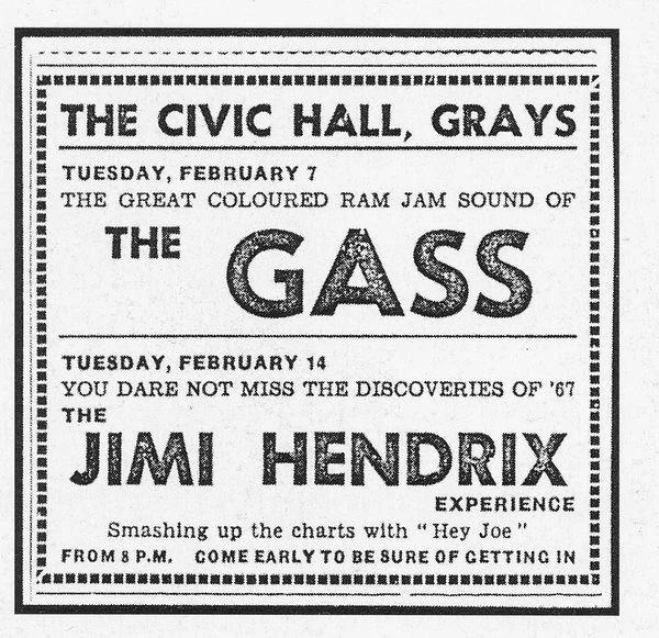 February 14, 1967 The Civic Hall, Grays, ENG | Concerts Wiki | Fandom