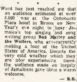 December 31, 1971 Concourse Plaza Hotel, New York City, NY | Concerts ...