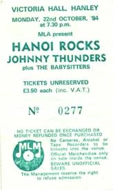 October 22, 1984 Victoria Hall, Hanley, ENG | Concerts Wiki | Fandom