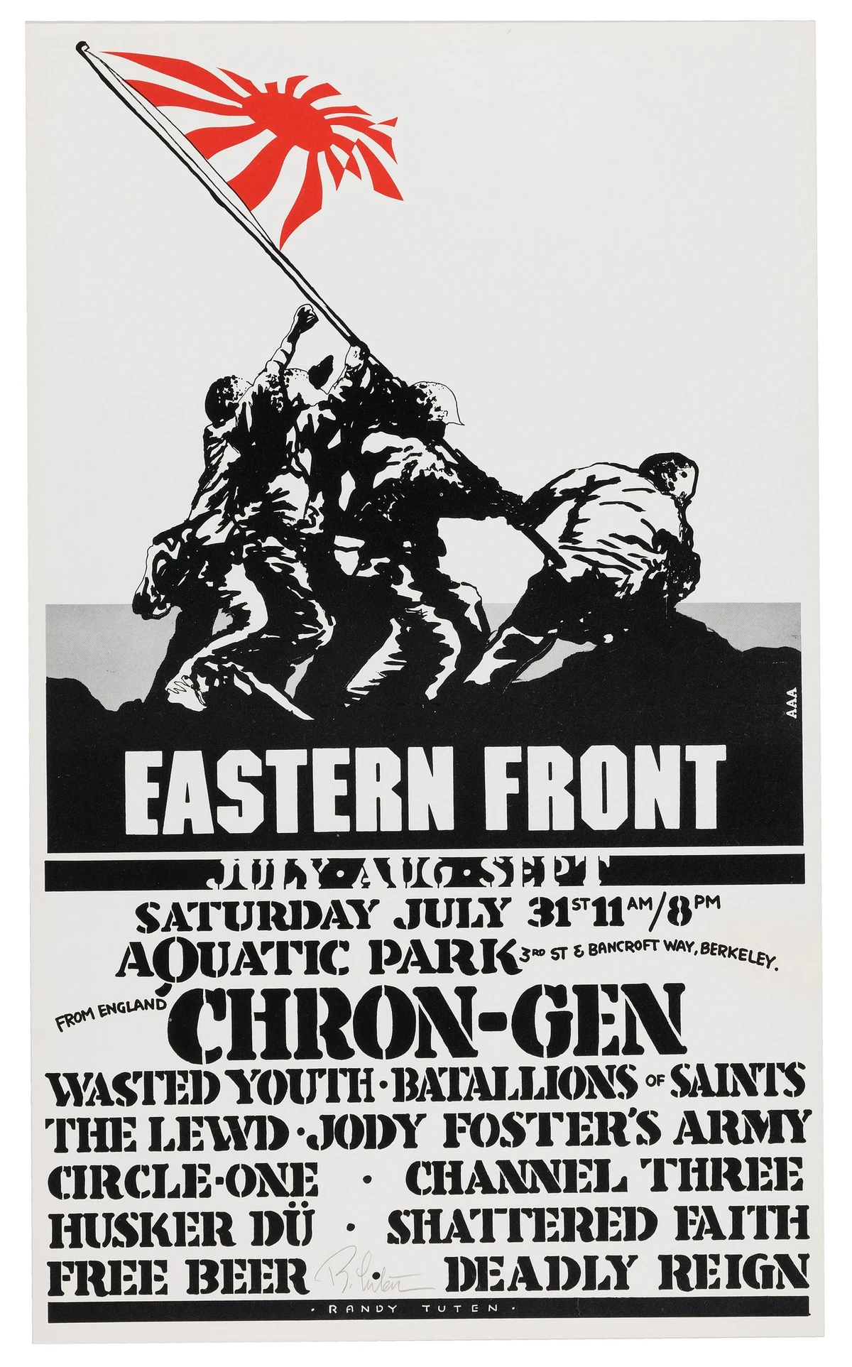 July 31, 1982 Aquatic Park, Berkeley, CA | Concerts Wiki | Fandom