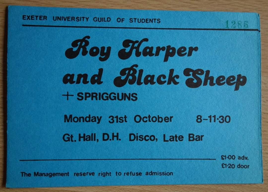 October 31, 1977 Exeter University, Exeter, ENG | Concerts Wiki | Fandom