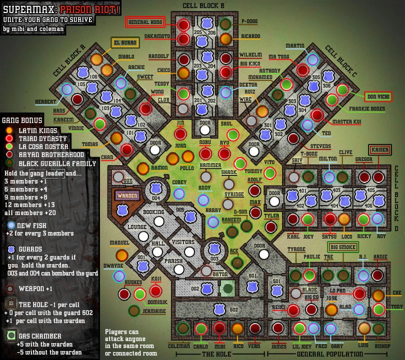 Supermax: Prison Riot! | Conquerclub boardgames Wikia | Fandom