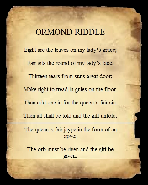 The Ormond Riddle | Conspiracy 365 Wiki | Fandom