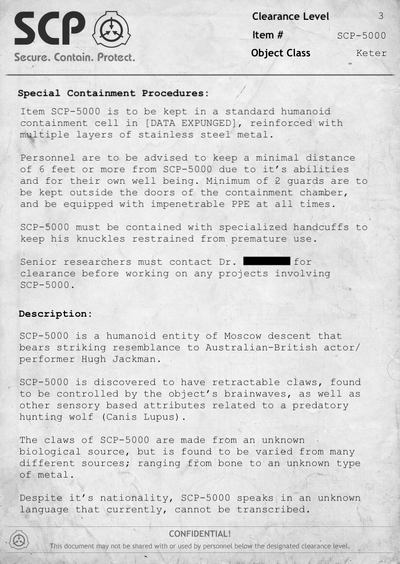 User blog:KOsaurusREX/The Story of The SCP Foundation: Unused Content ...
