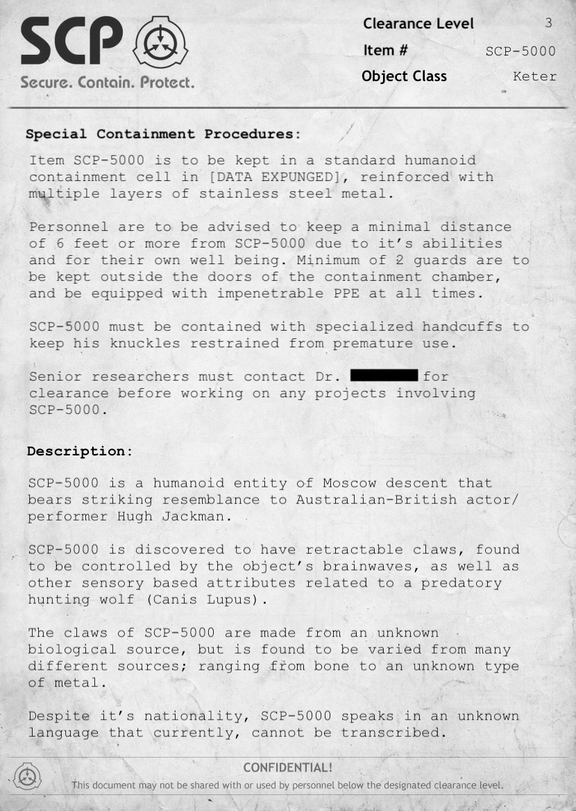 User blog:KOsaurusREX/The Story of The SCP Foundation: Unused Content ...