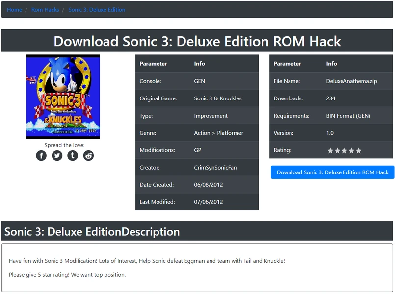 Sonic 3: Deluxe Edition | The Sonic Oddities Wiki | Fandom