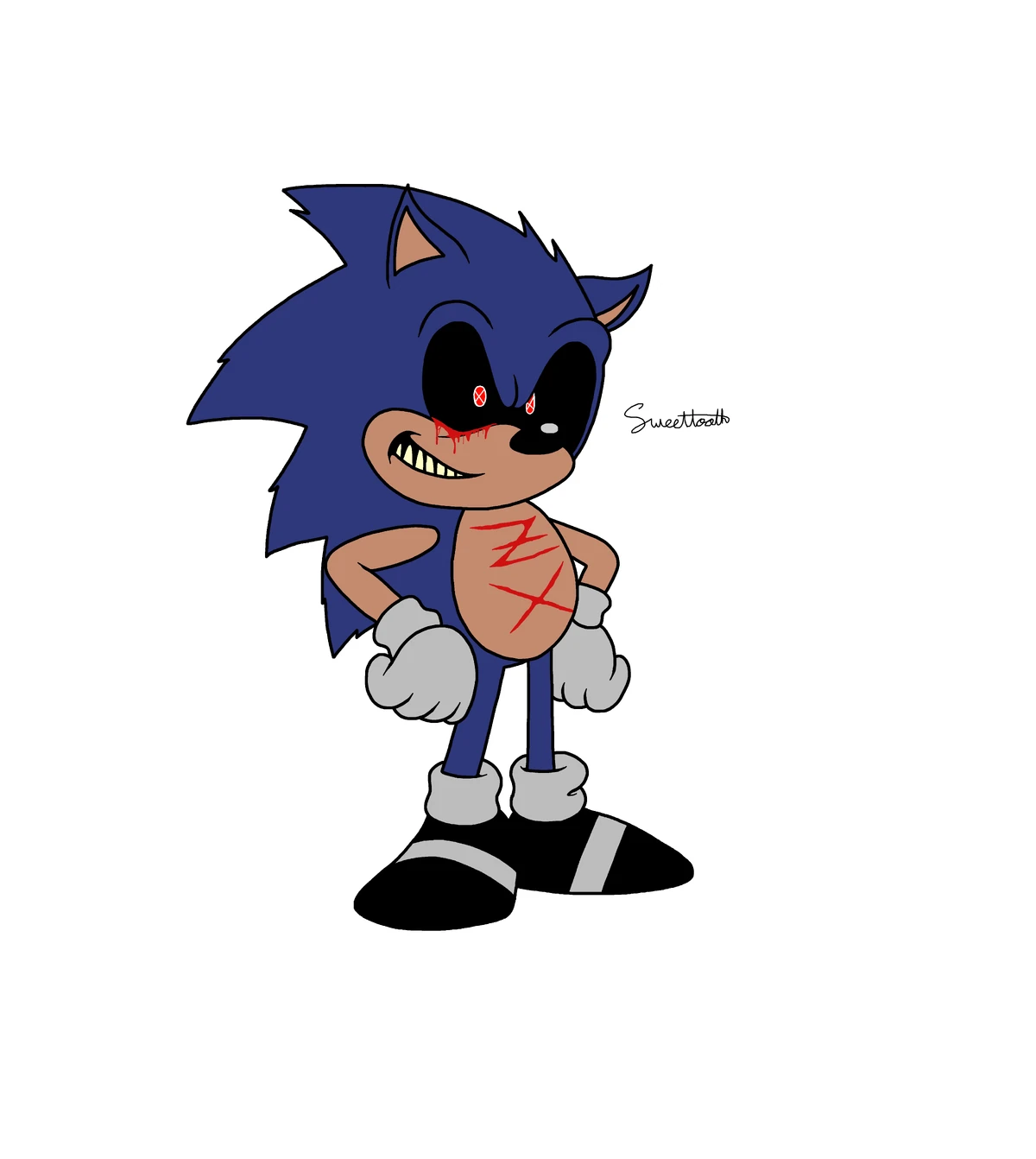 Sonic.exe (Sweettooth Remake) | The Sonic Oddities Wiki | Fandom