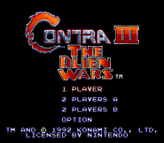 Contra III: The Alien Wars | Contra Wiki | Fandom