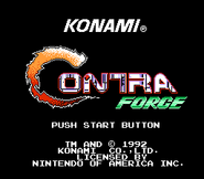 Contra Force | Contra Wiki | Fandom