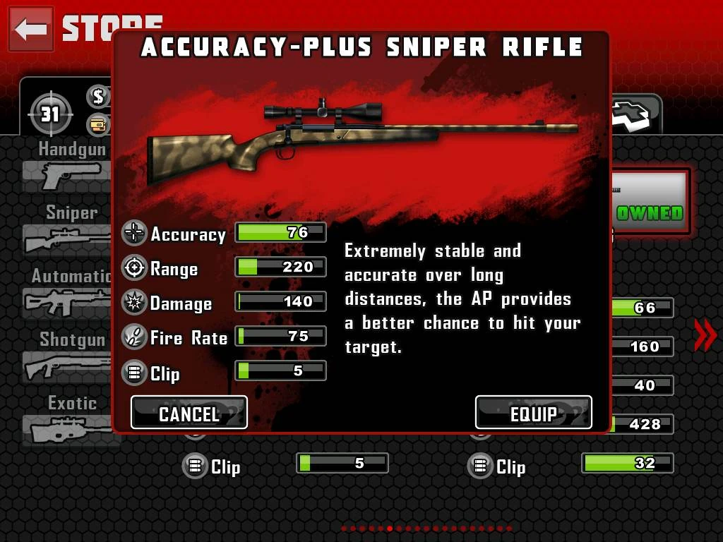 Accuracy Plus Sniper Rifle | Contract Killer Wiki | Fandom
