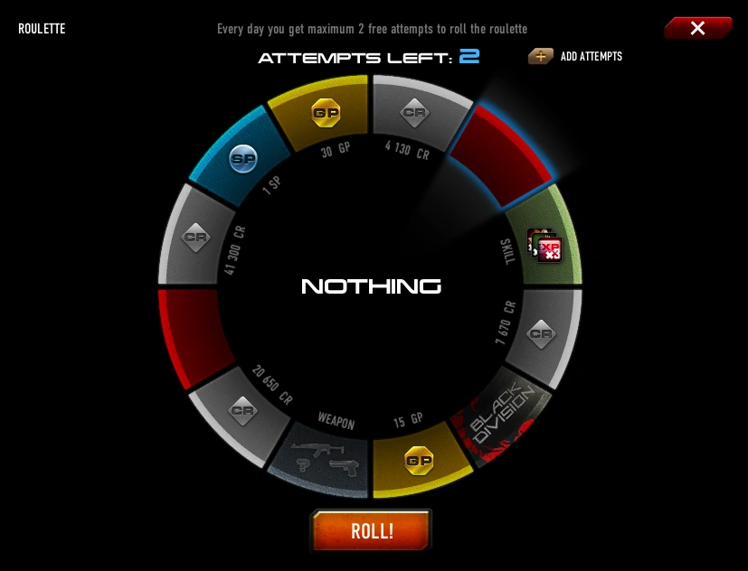 Ruleta | Wiki Contract Wars | Fandom