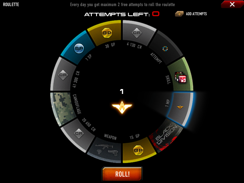 Roulette | Contractwars Wiki | Fandom