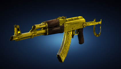 Gold-plated AKMS | Contractwars Wiki | Fandom