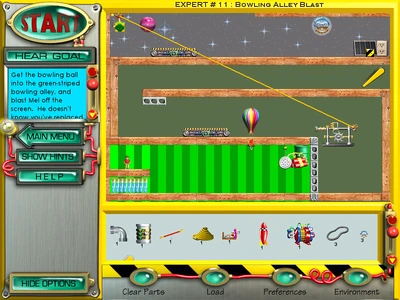 Expert 11: Bowling Alley Blast | Even more Contraptions Solutions Wiki ...