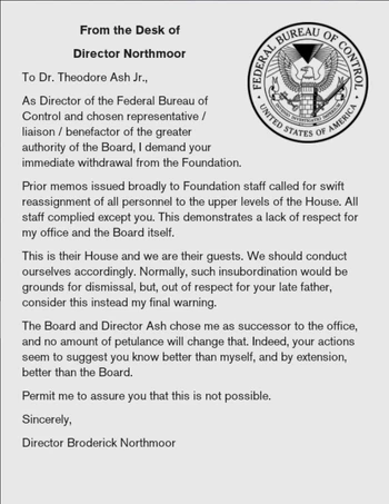 Northmoor: Final Warning | Control Wiki | Fandom