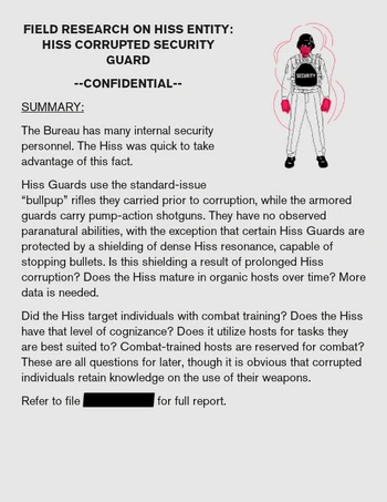 Hiss Guard (Collectible) | Control Wiki | Fandom
