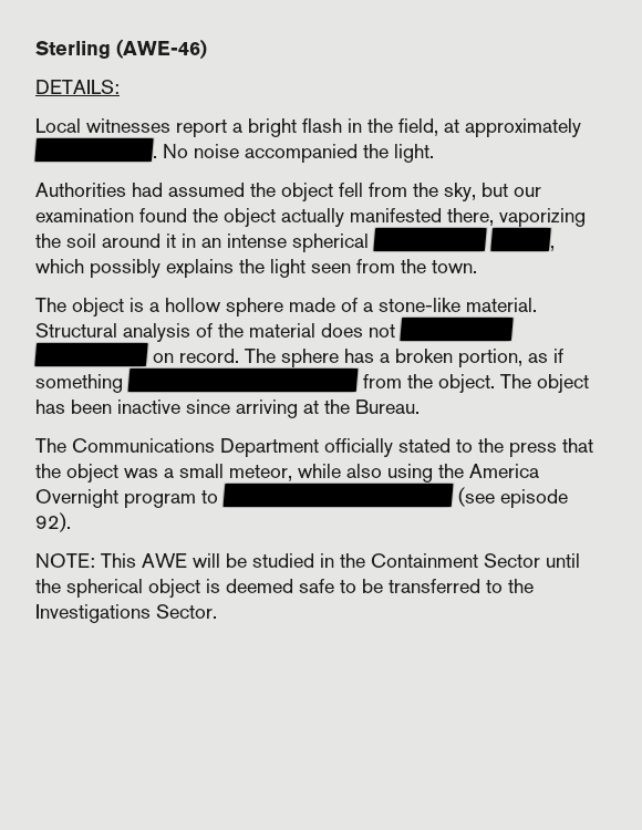 Sterling Supplement | Control Wiki | Fandom