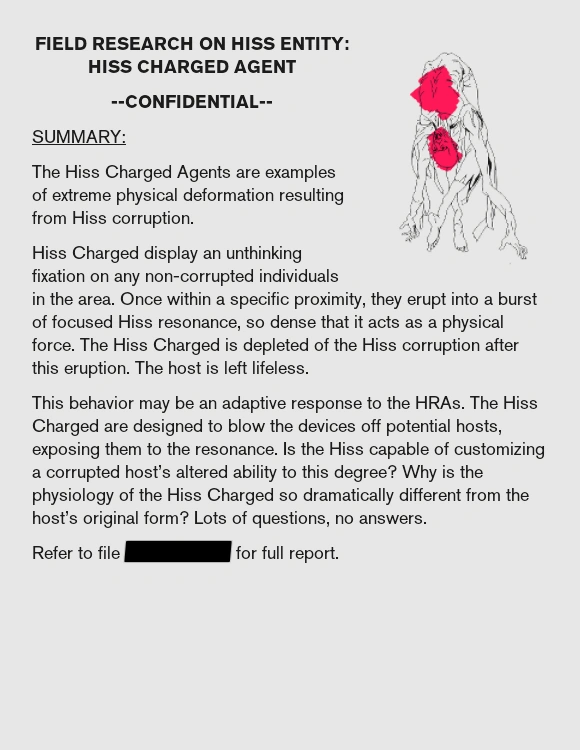 Hiss Charged (Collectible) | Control Wiki | Fandom