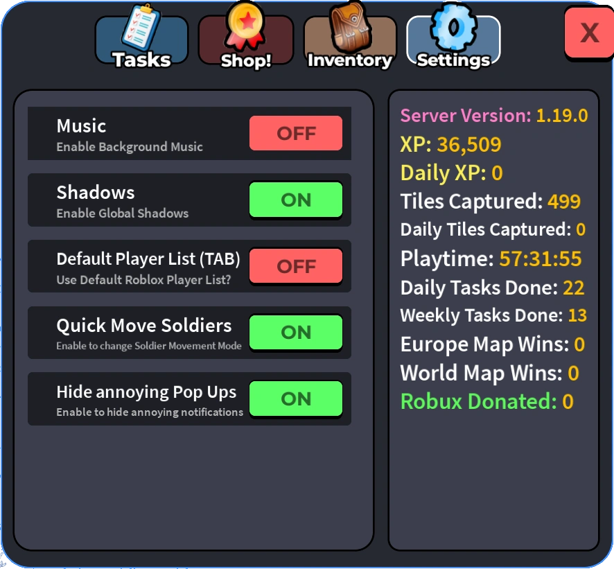 Rewards and Settings | Control Europe Wiki | Fandom