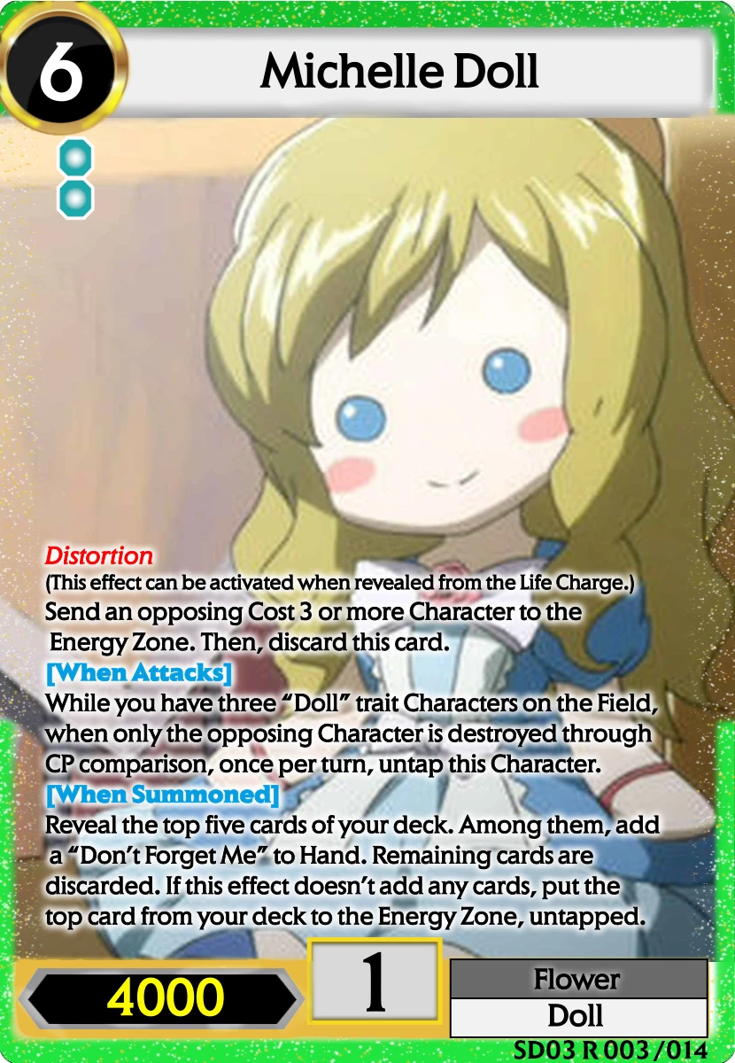 Michelle Doll | Convergence: Waifus Collide Wiki | Fandom