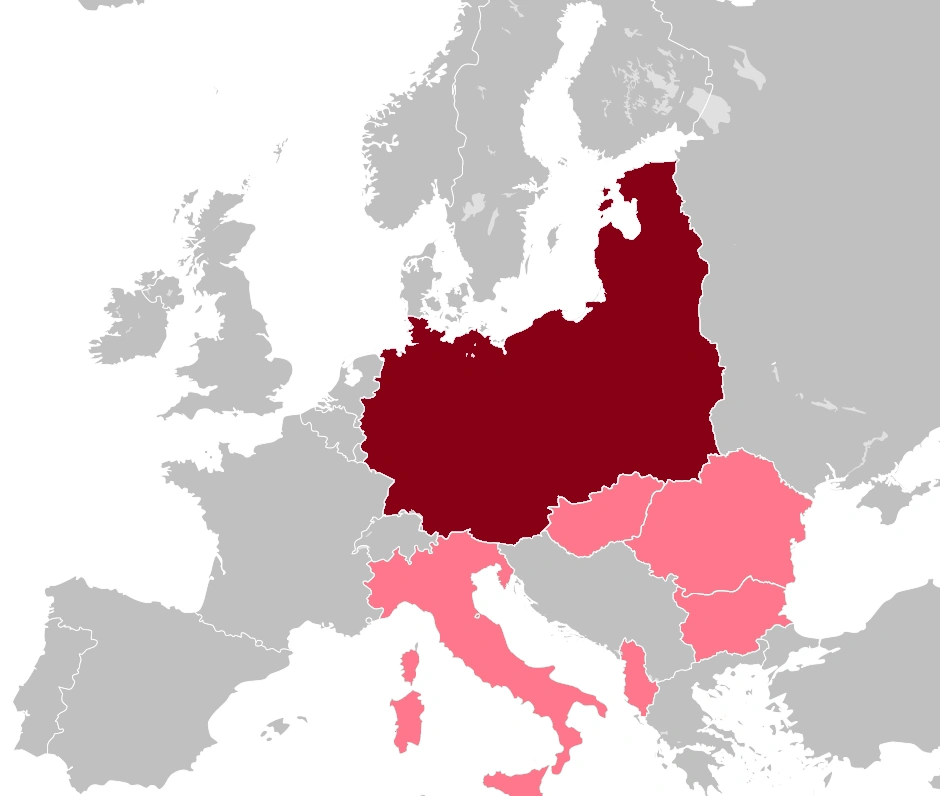 Third Reich Map Europe