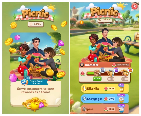 Picnic | Cook & Merge Wiki | Fandom