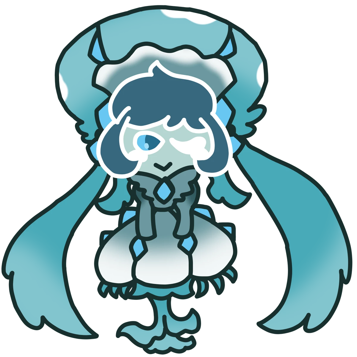 Crystal Jellyfish Cookie (Enigma) | Cookie Run: Kingdom OCs Wiki | Fandom