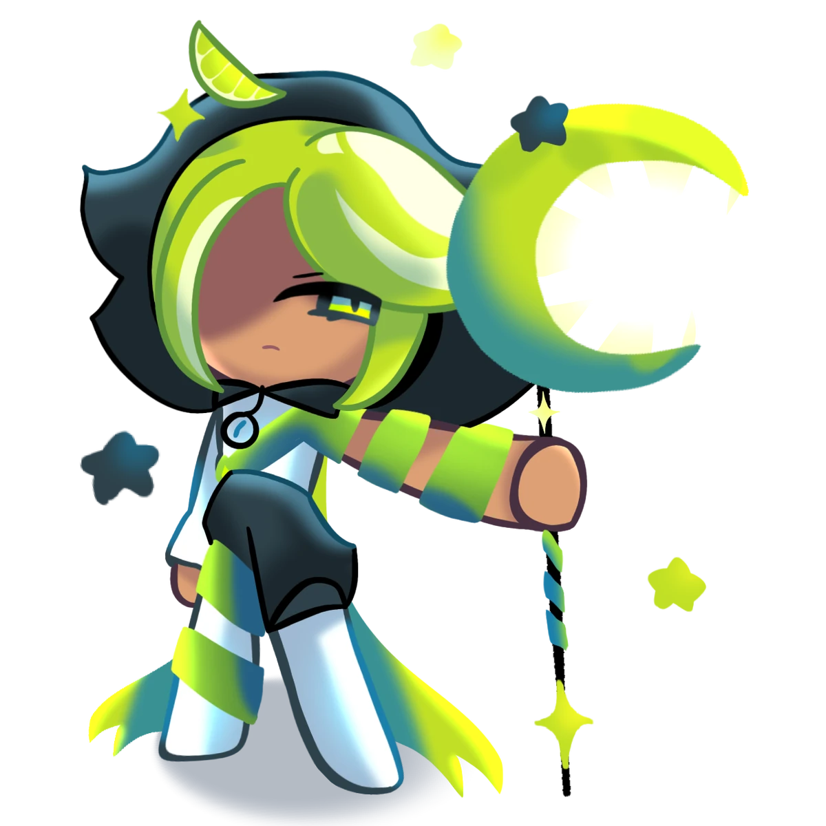 Lime Night Cookie | Cookie Run: Kingdom OCs Wiki | Fandom