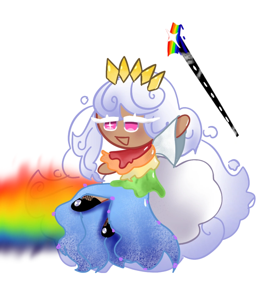 Rainbow Cloud Cookie | Cookie Run: Kingdom OCs Wiki | Fandom
