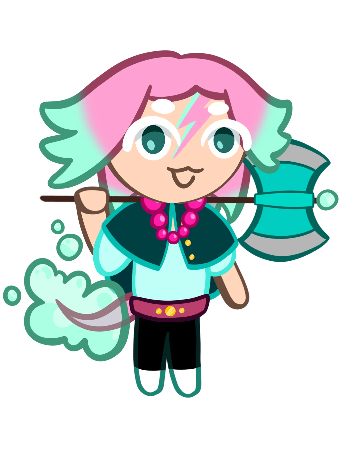 Bubble Axolotl Cookie | Cookie Run: Kingdom OCs Wiki | Fandom