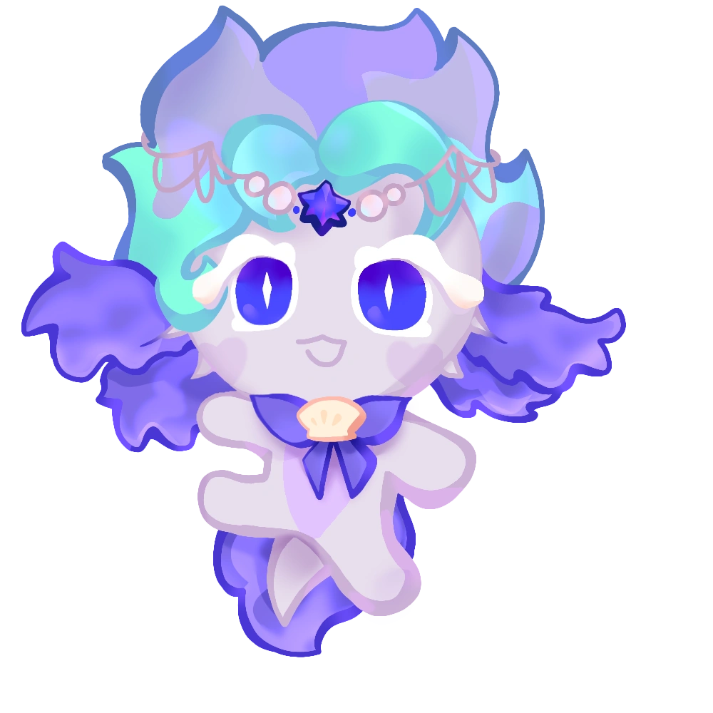 Seashell Axolotl Cookie's Gallery | Cookie Run: Kingdom OCs Wiki | Fandom