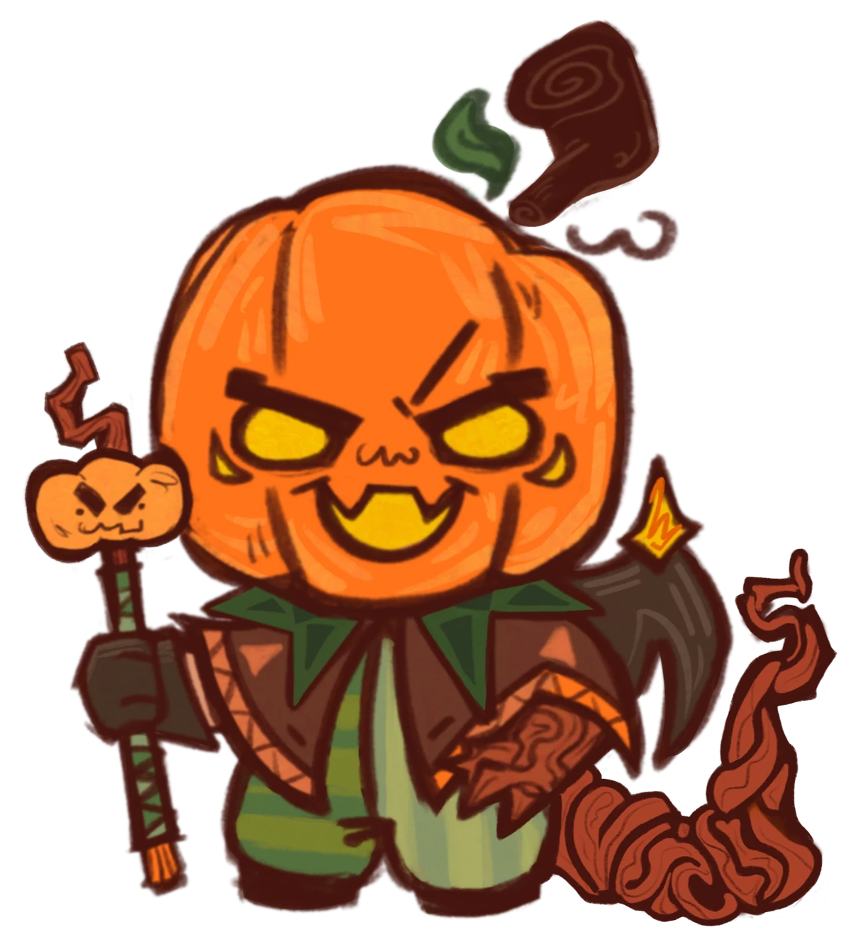 Pumpkin Snapdragon Cookie | Cookie Run: Kingdom OCs Wiki | Fandom