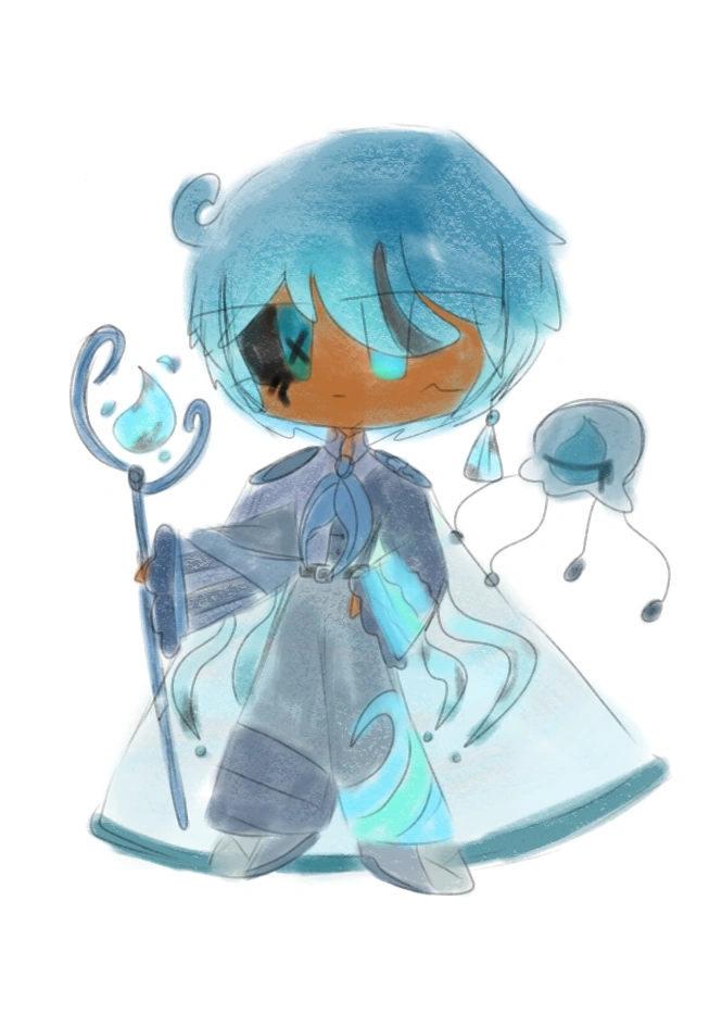 Blue Immortal Jellyfish Cookie | Cookie Run: Kingdom OCs Wiki | Fandom
